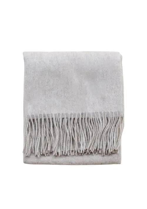 TBCO Lamsbwool Baby Blanket - Oatmeal Melange