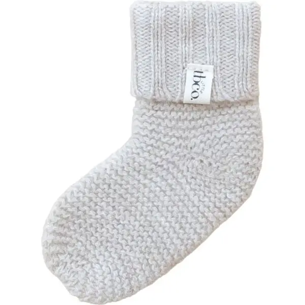 TBCO Merino Wool Baby Socks - Oatmeal Melange