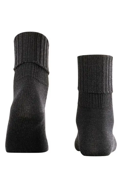 Falke Ribbed Cuff Socks - Anthracite