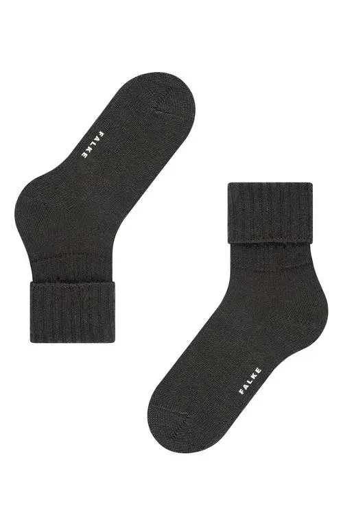 Falke Ribbed Cuff Socks - Anthracite
