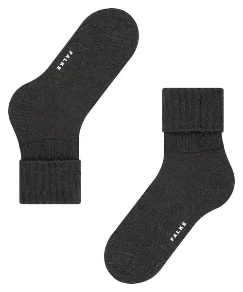 Falke Striggings Rib Boot Socks - Black
