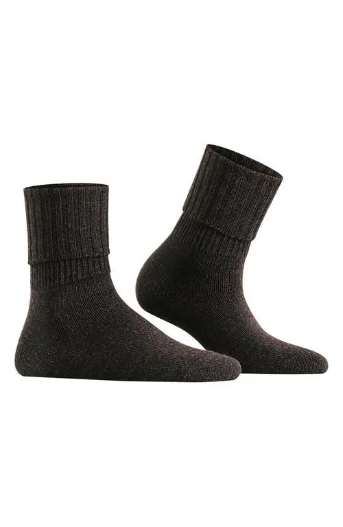 Falke Striggings Rib Boot Socks - Black