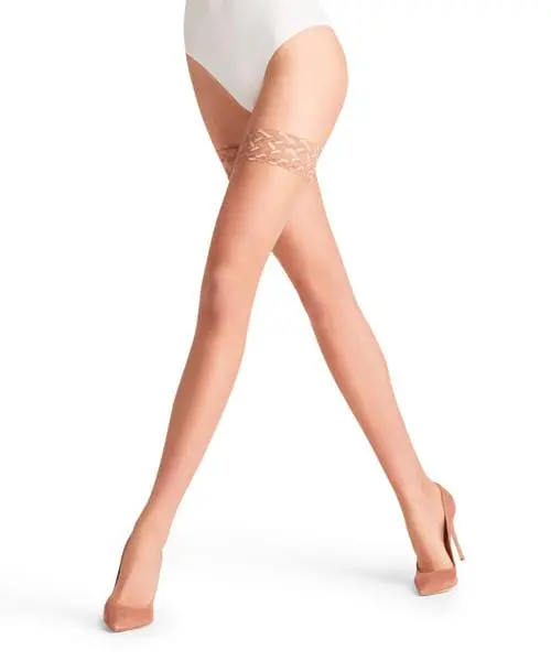 Falke Shelina 12 Denier Ultra Sheer Thigh Highs - Sun