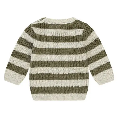 BABYFACE Stripe Knit Crewneck Sweater