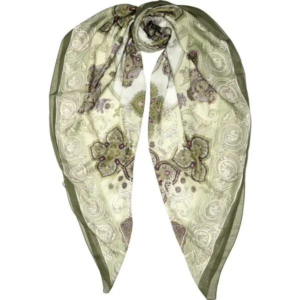 ELIZABETTA Veneremodal Cashmere Scarf Shawl For - Mint Green