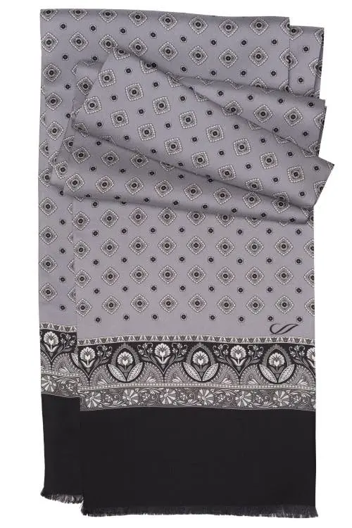 ELIZABETTA Anconasilk Scarf For - Grey
