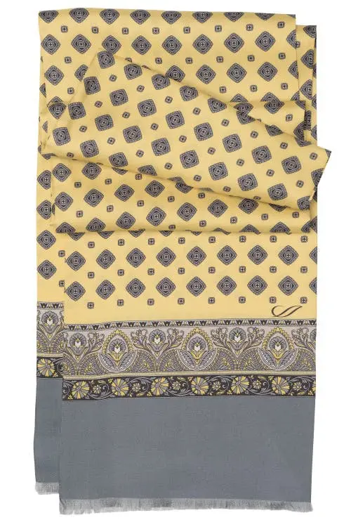 ELIZABETTA Anconasilk Scarf For - Yellow