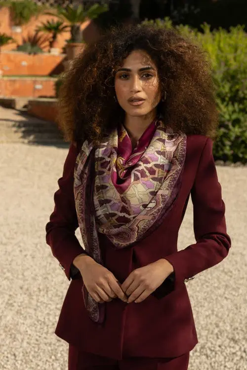 ELIZABETTA Nataliasilk Scarf Shawl For