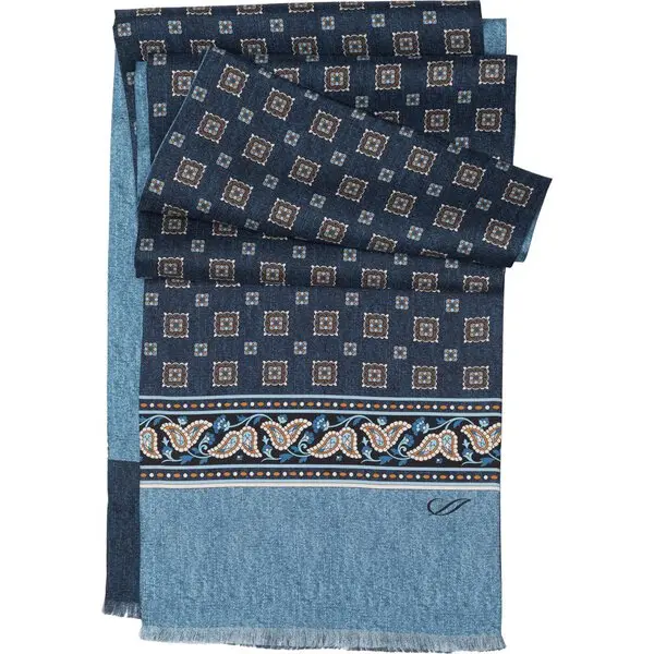 ELIZABETTA Volterrasilk Scarf For - Blue