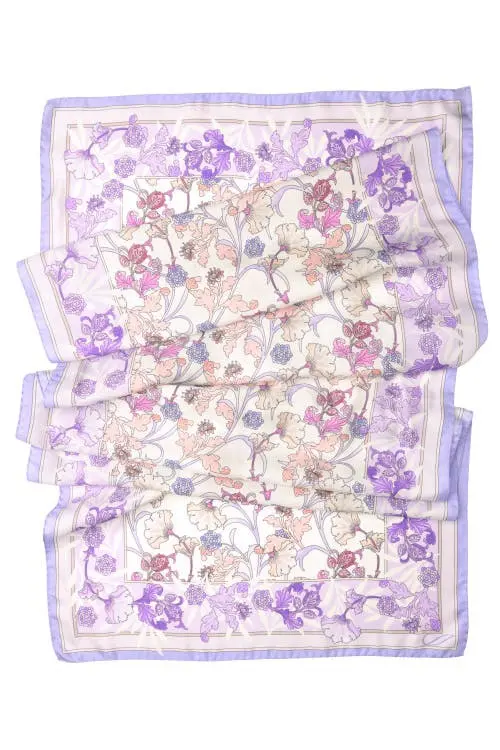 ELIZABETTA Ofelialong Silk Scarf For - Lavender