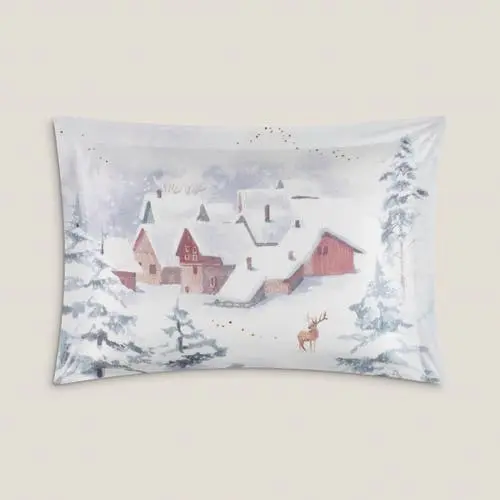 TOGAS Snowy Pillowcase - White