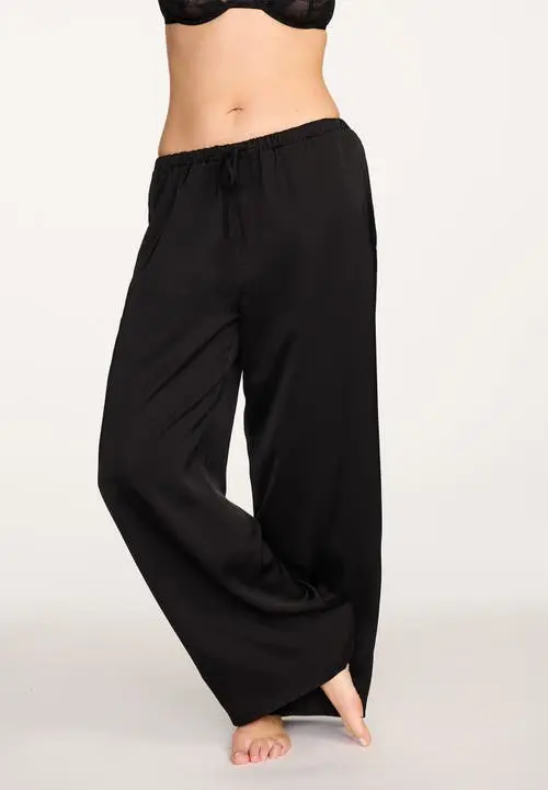 CUUP Satin Drawstring Waist Pants