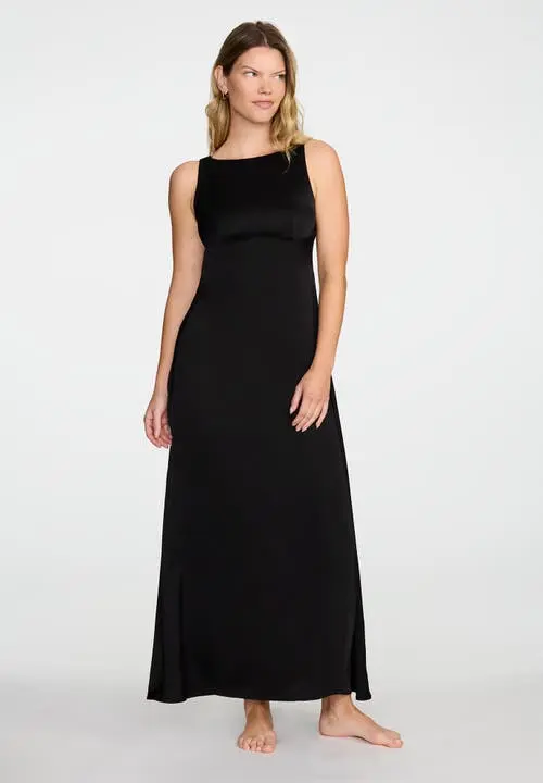 CUUP The Satin Dress - Black