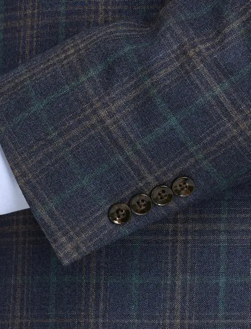TALLIA Big & Tall Plaid Sport Coat