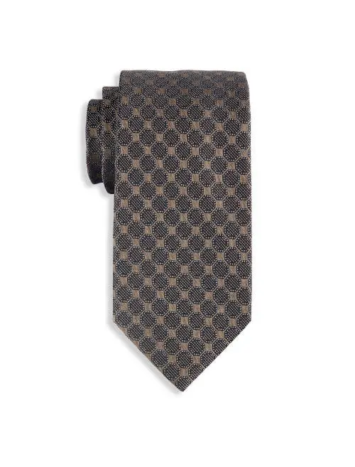Michael Kors Geometric Necktie - Camel