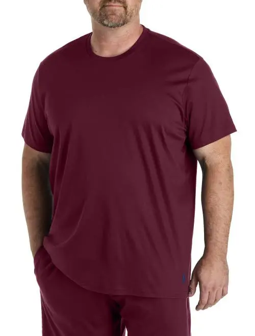 Polo Ralph Lauren Big & Tall Crewneck Sleep T-shirt - Classic Wine