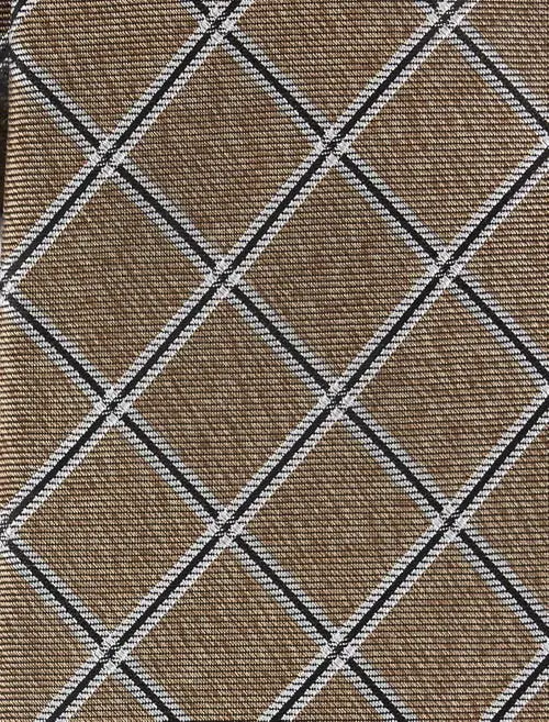 Michael Kors Big & Tall Yarrow Grid Patterned Neck Tie