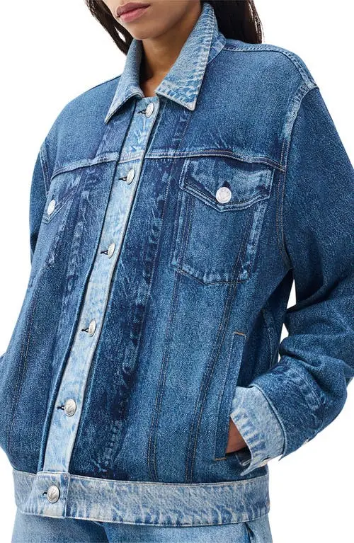 Rag & Bone Miramar Terry Trucker Jacket - Dublin