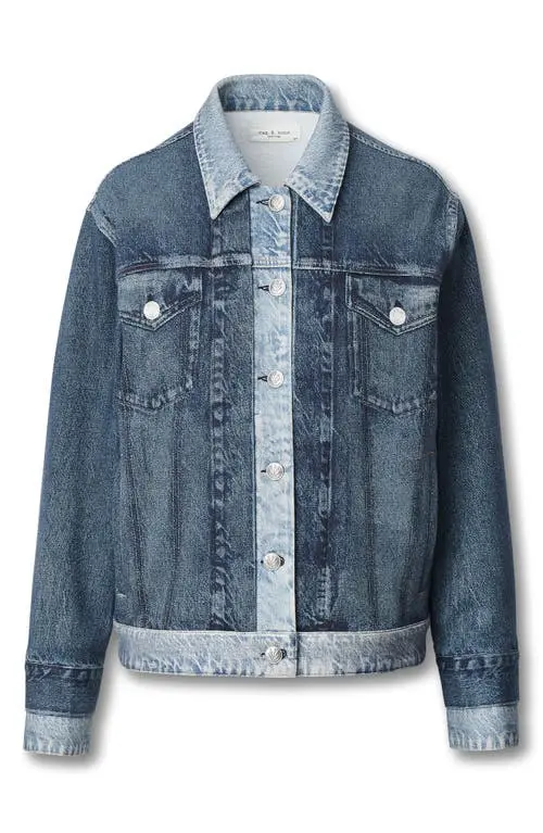Rag & Bone Miramar Terry Trucker Jacket - Dublin