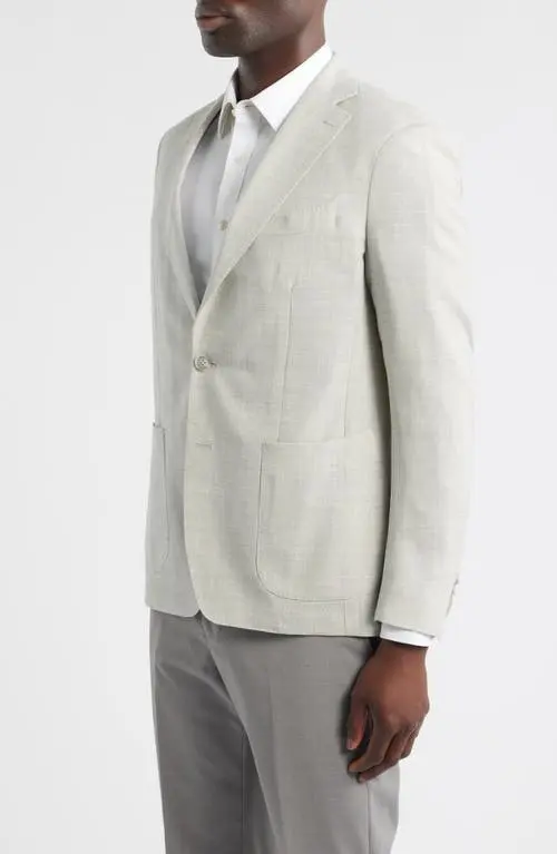 EMANUEL BERG Textured Mélange Wool Sport Coat
