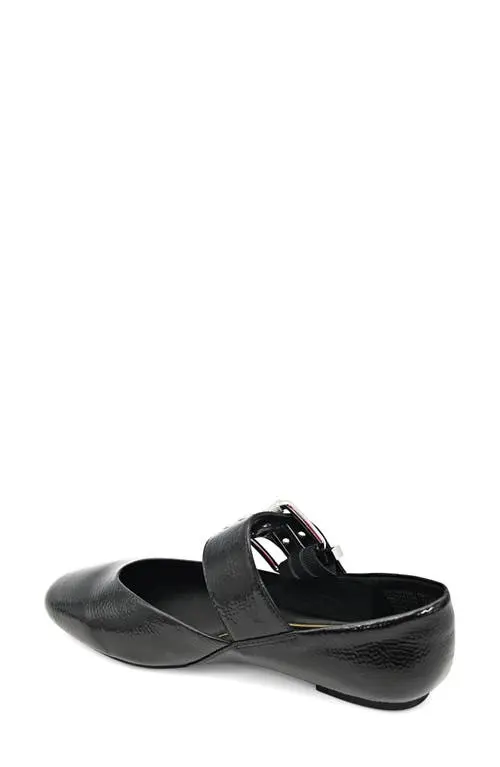 KENNETH COLE Marcella Mary Jane Flat - Black Patent