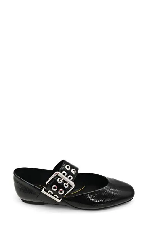 KENNETH COLE Marcella Mary Jane Flat - Black Patent