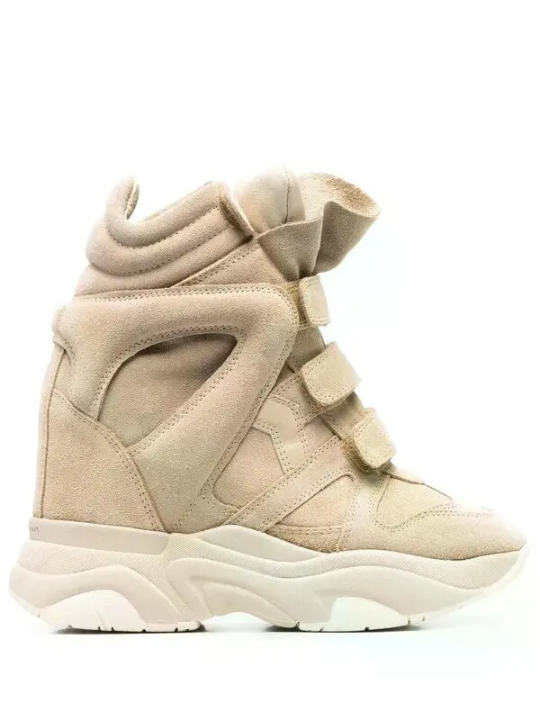 Isabel Marant Étoile Balskee Leather Sneakers - Neutrals