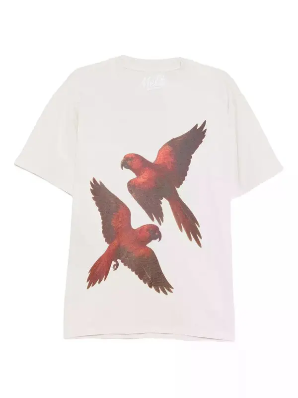 MELT Graphic-print T-shirt - Neutrals