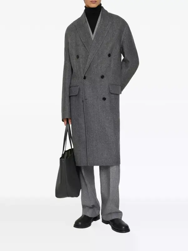 Burberry Herringbone Overcoat