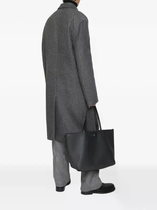 Burberry Herringbone Overcoat