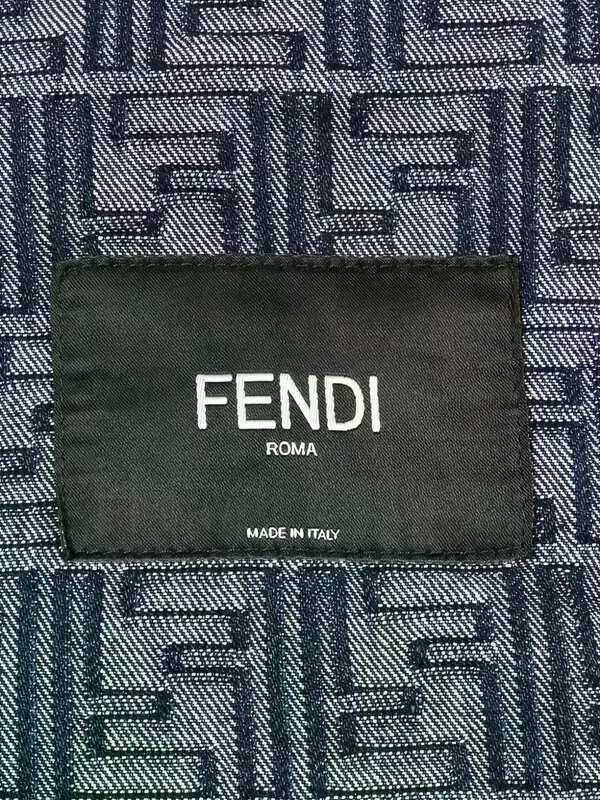 Fendi Jacquard Denim Jacket