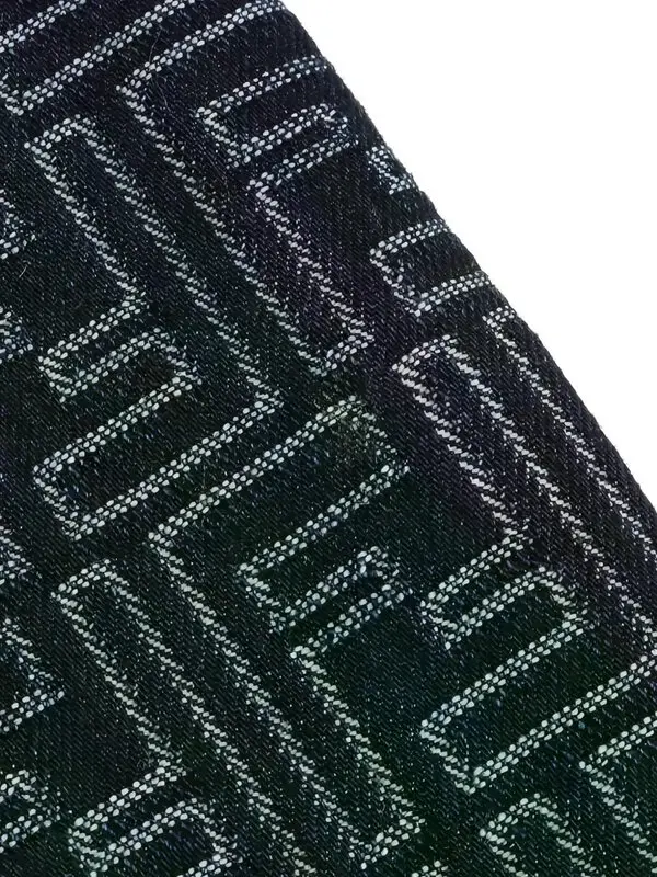 Fendi Jacquard Denim Jacket