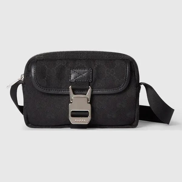 Gucci Gg Canvas Mini Bag - Black