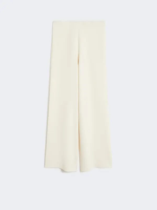 Max Mara Viscose Crêpe Knit Trousers