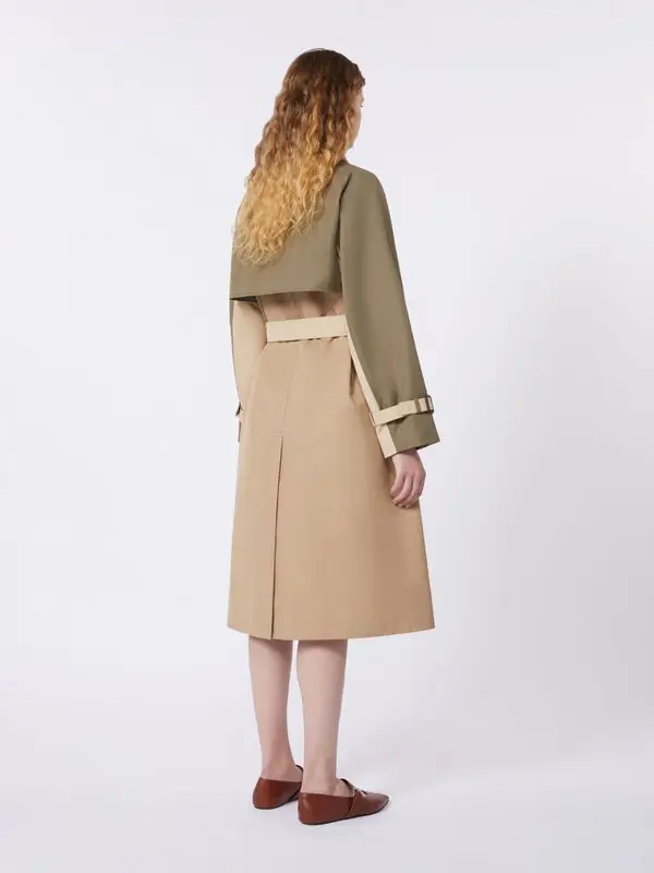 Max Mara Reversible Water-repellent Gabardine Trench Coat - Beige