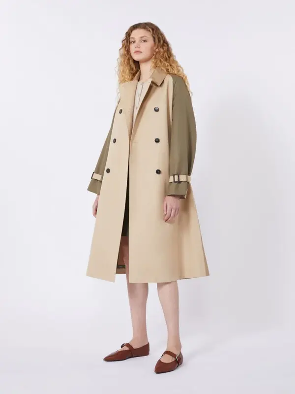 Max Mara Reversible Water-repellent Gabardine Trench Coat - Beige