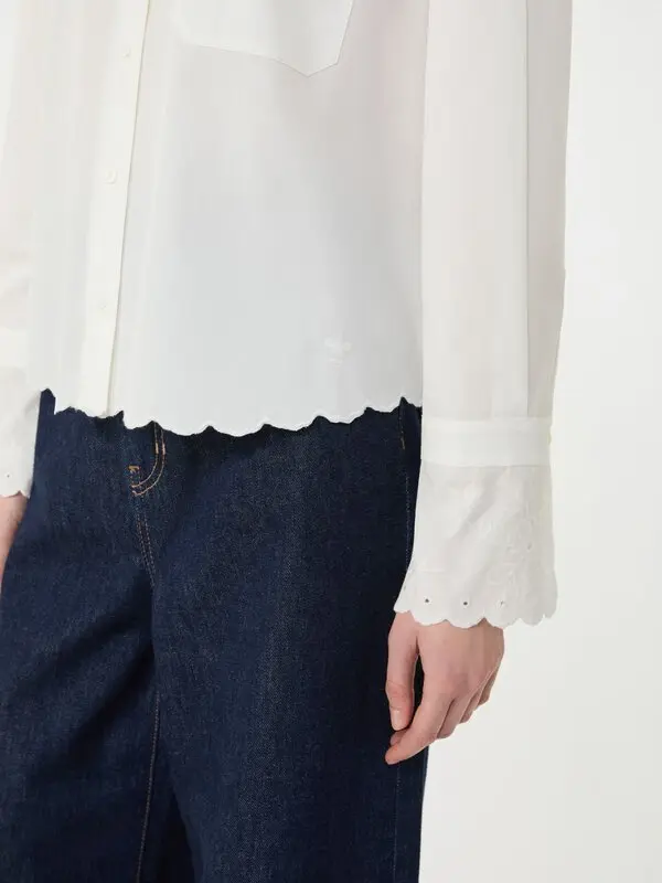 Max Mara Breast-pocket Cotton Shirt