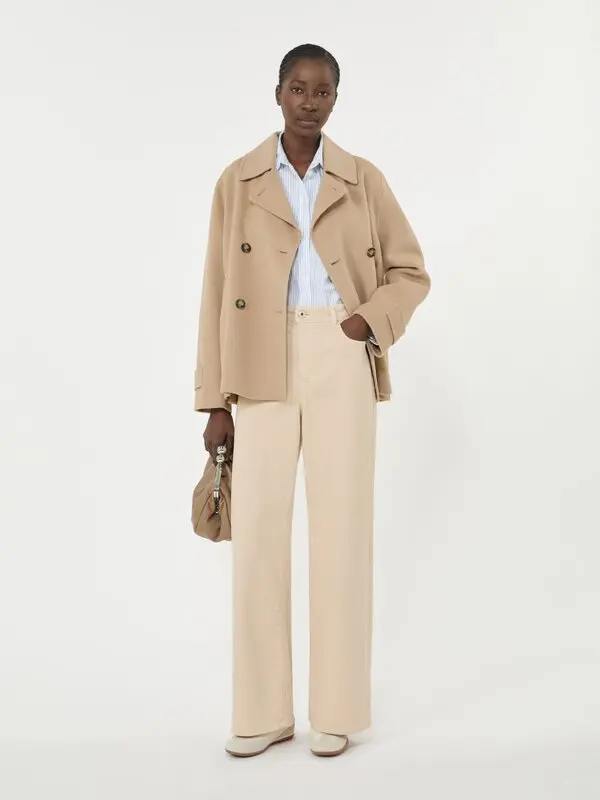 Max Mara Double-breasted Wool-blend Pea Coat