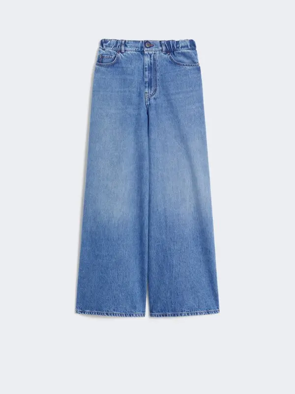 Max Mara Wide Cotton Denim Jeans