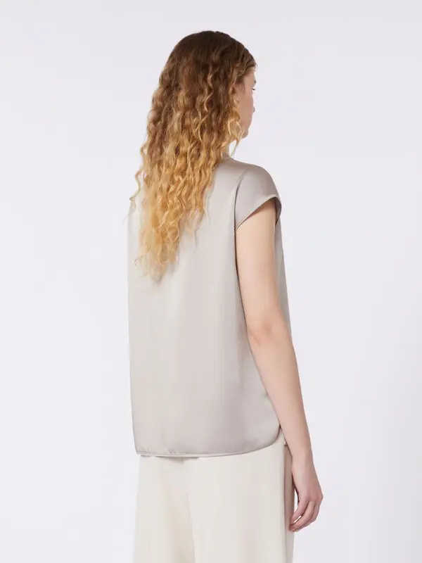 Max Mara Satin Top - Nudo