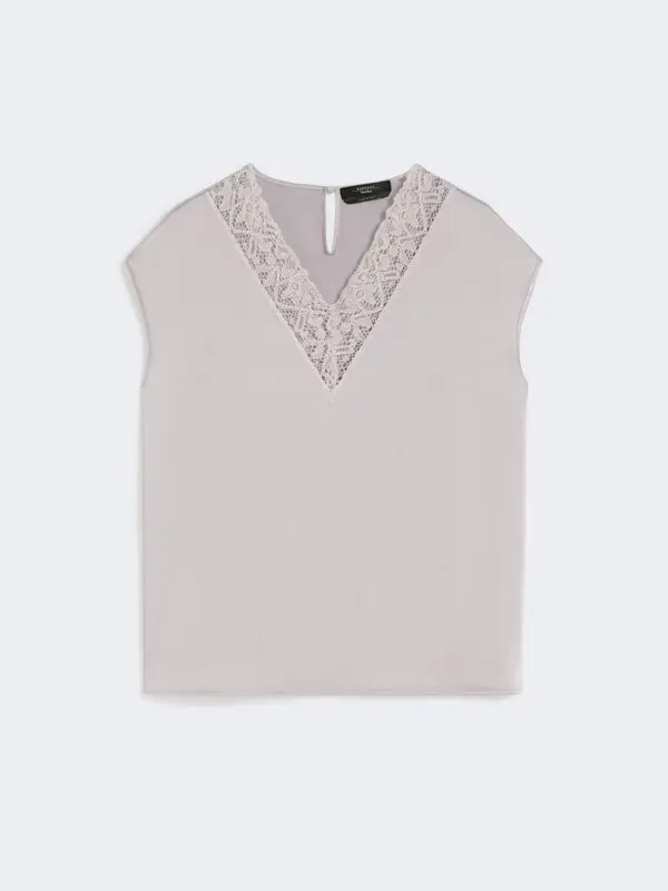 Max Mara Satin Top - Nudo