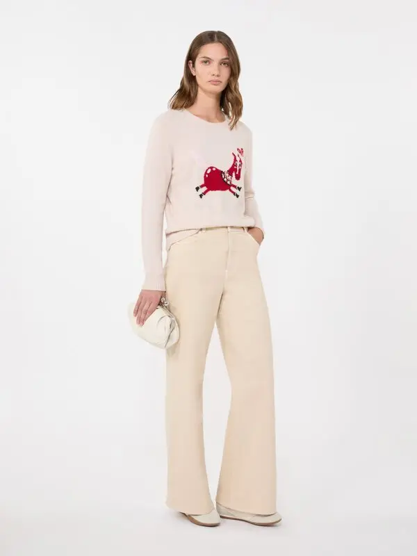 Max Mara Inlay-detail Cashmere Sweater