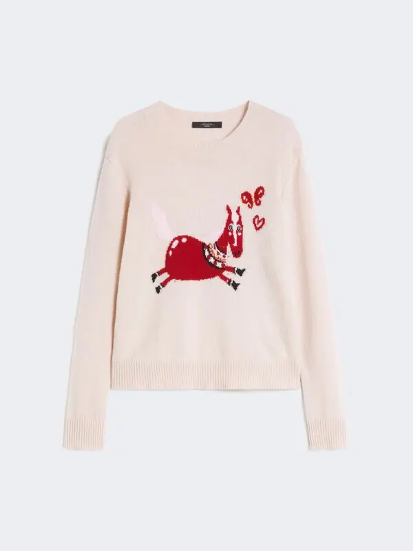 Max Mara Inlay-detail Cashmere Sweater