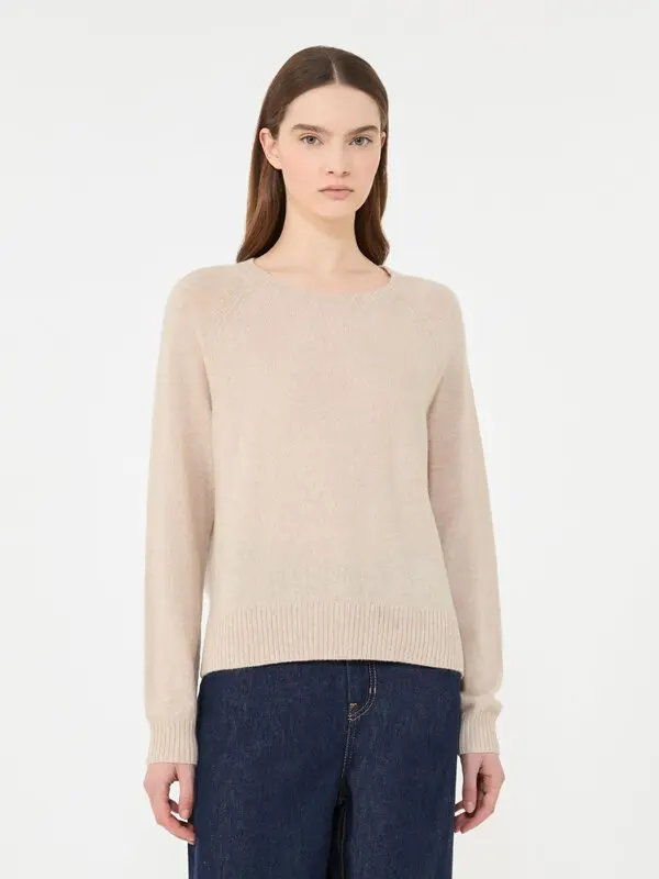 Max Mara Cashmere Crew-neck Sweater - Sand