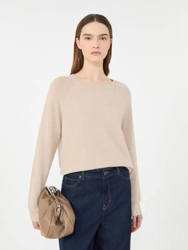 Max Mara Cashmere Crew-neck Sweater - Sand