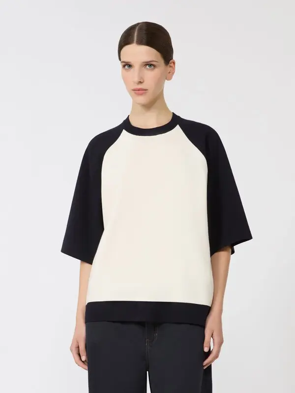 Max Mara Stretch Viscose Boxy Sweater