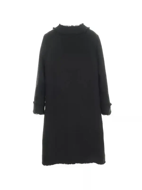 Dolce & Gabbana 2000s Dg Logo-button Single-breasted Tweed Coat