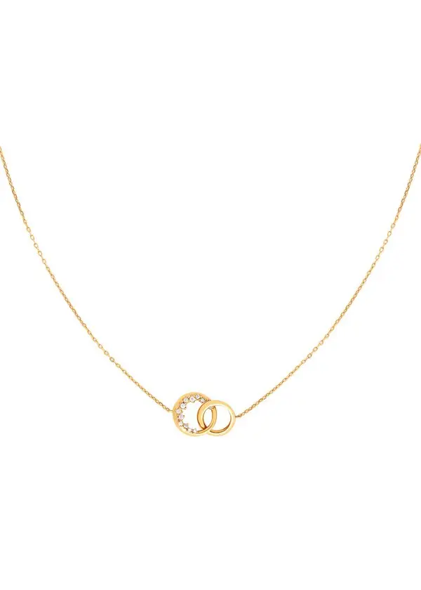 ASTRID & MIYU Spiral Pendant Necklace - Gold