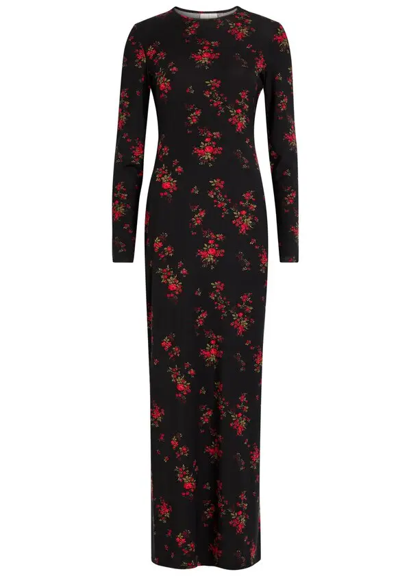 Reformation Tommie Knit Maxi Dress - Black | Editorialist