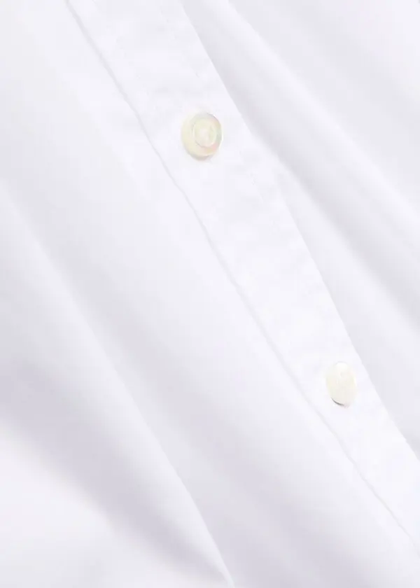 Veronica Beard Bays Frill Cotton-blend Poplin Shirt